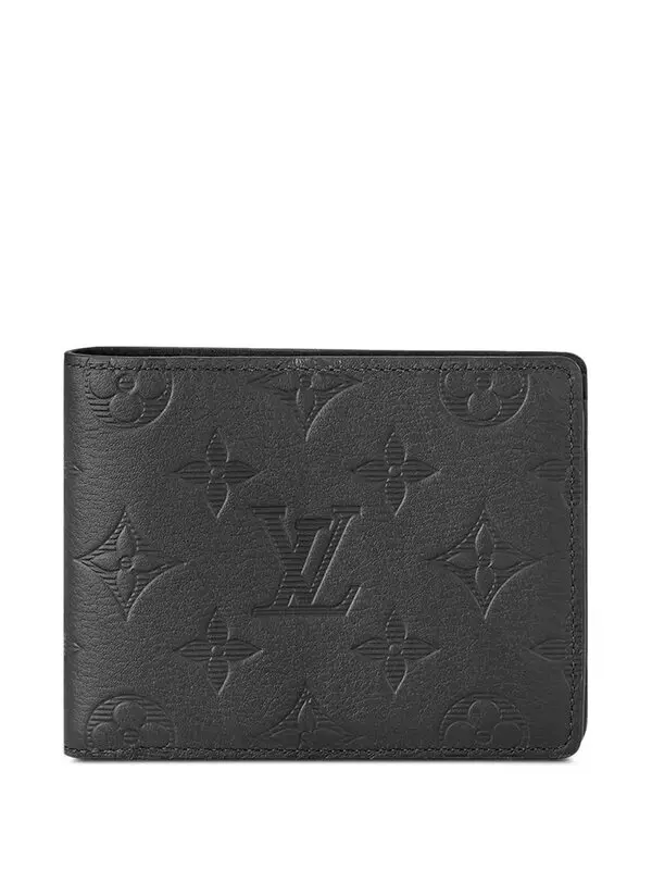 LOUIS VUITTON Multiple Monogram Leather Wallet - Black