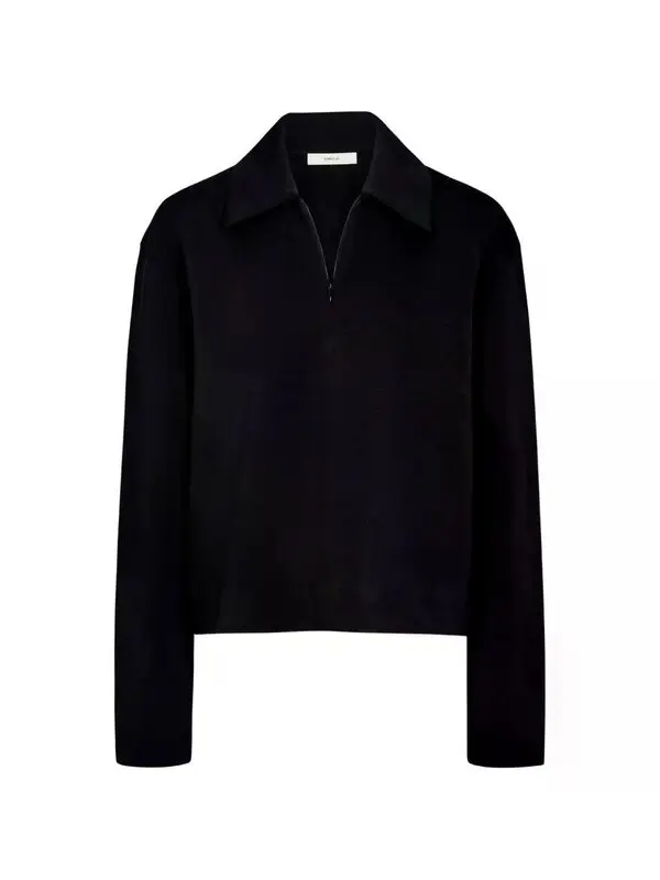 Vince Collared Zip Polo Shirt