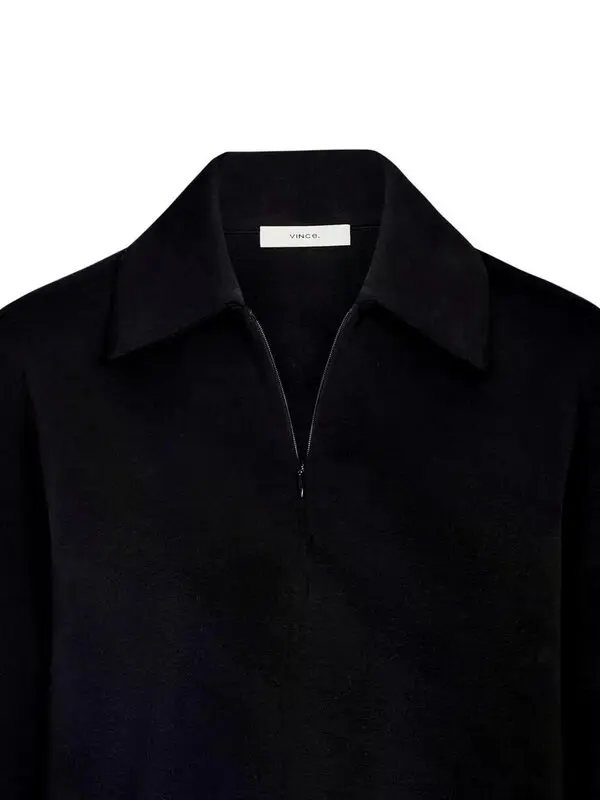 Vince Collared Zip Polo Shirt