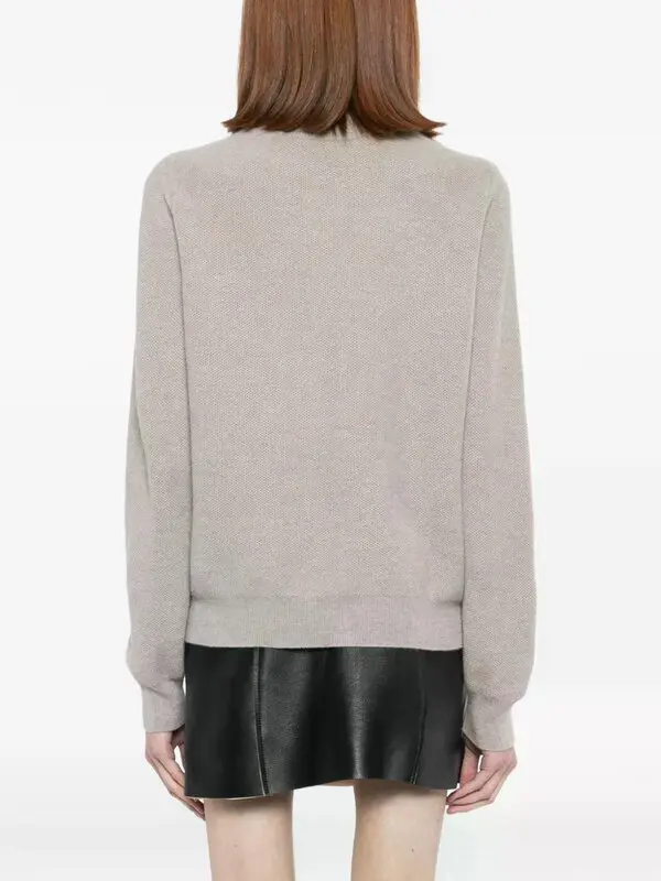 N.peal Honeycomb Zip-up Cardigan