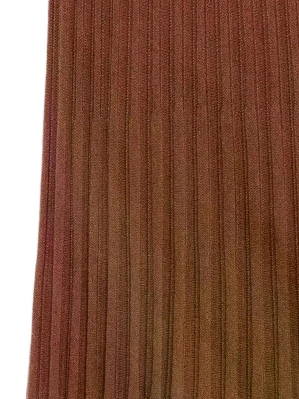 N.peal Pleated Skirt - Brown
