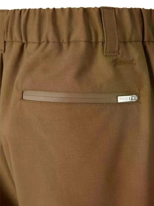Herno Elastic Waist Bermuda Shorts - Brown