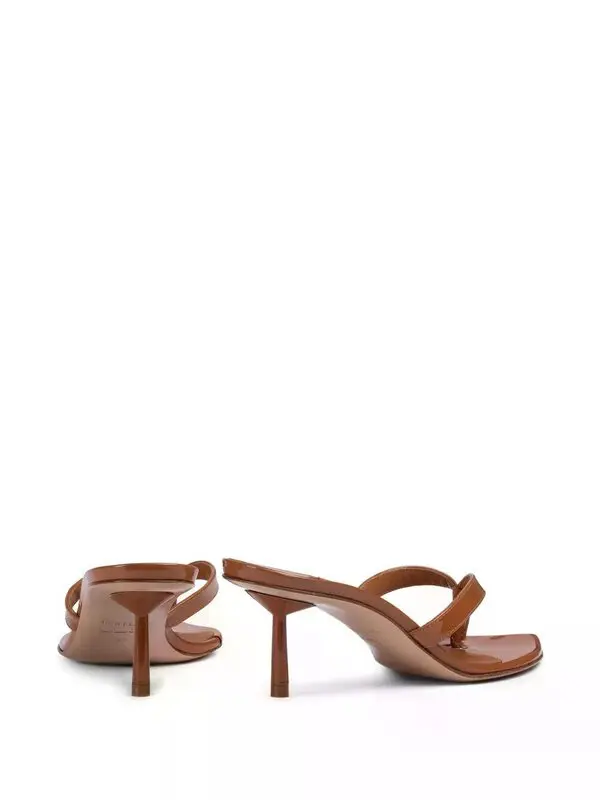LE SILLA Giselle Thong-strap Stiletto Sandals - Brown
