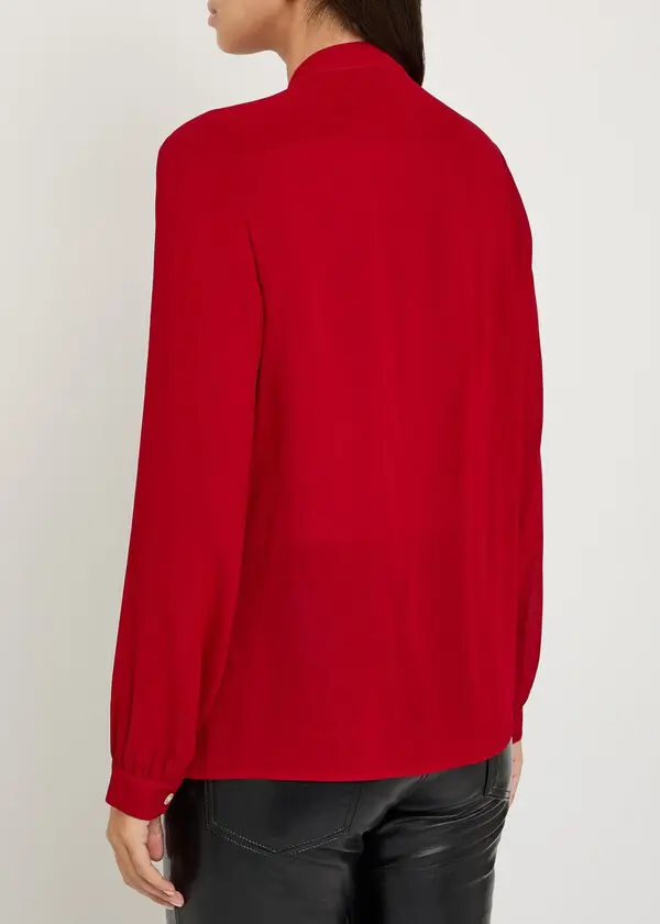 Tory Burch Georgette Blouse With Tie Detail