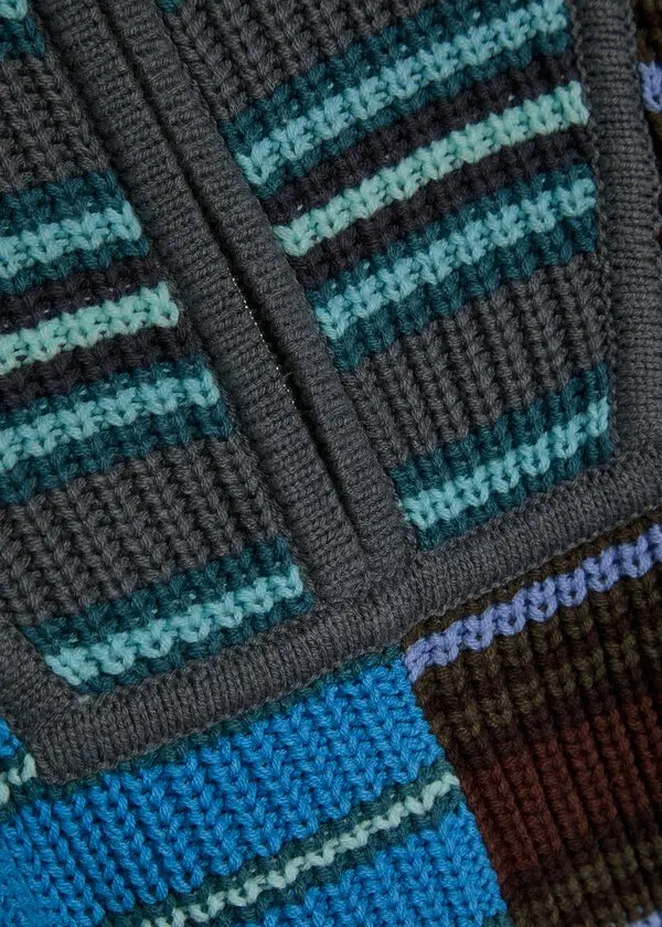 Staud Hampton Striped Cotton-blend Jumper
