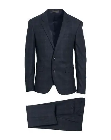 TRUSSARDI Suit Midnight Size Virgin Wool, Polyester, Elastane - Blue