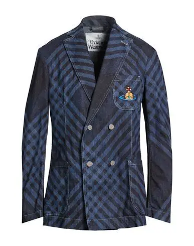 VIVIENNE WESTWOOD Blazer Size Cotton, Elastane - Navy
