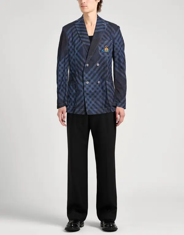 VIVIENNE WESTWOOD Double-breasted Tartan Blazer
