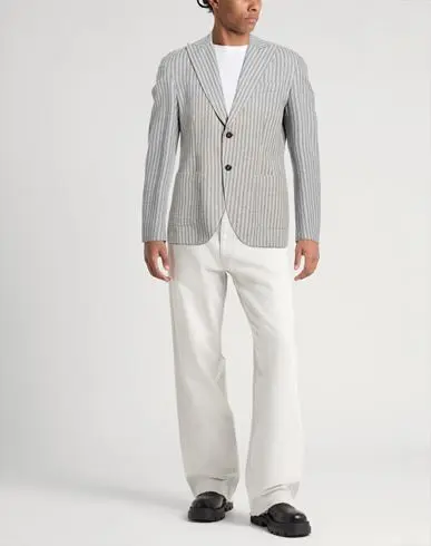 MESSAGERIE Blazer Size Cotton, Linen, Acrylic