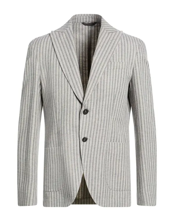 MESSAGERIE Blazer Size Cotton, Linen, Acrylic