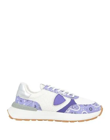Philippe Model Sneakers Size Leather, Textile Fibers - Purple