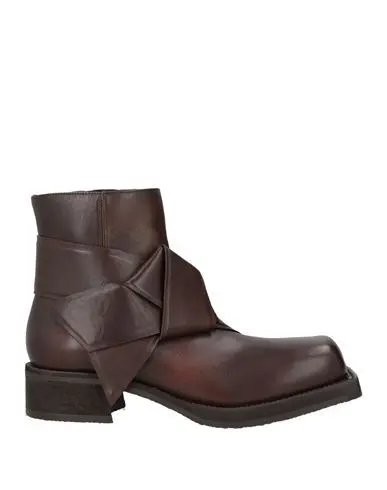 Acne Studios Ankle Boots Dark Size Leather - Brown