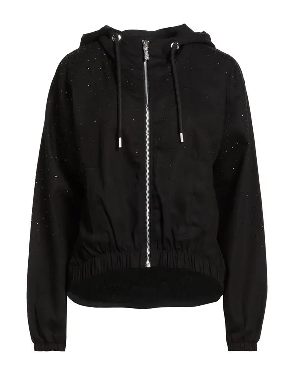 DISCLAIMER Cotton Gabardine Jacket With Crystals