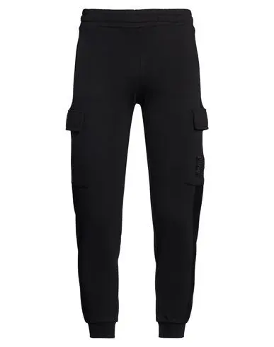 EA7 Pants Size Cotton, Elastane - Black