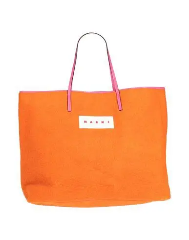 Marni Handbag Wool, Polyester - Orange