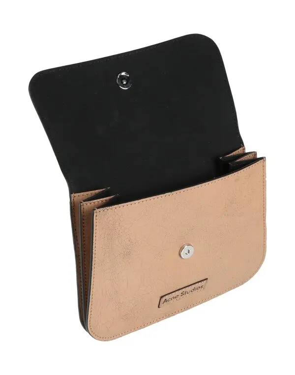Buy Acne Studios Leather Flap Cross-body Bag - Beige At 72% Off