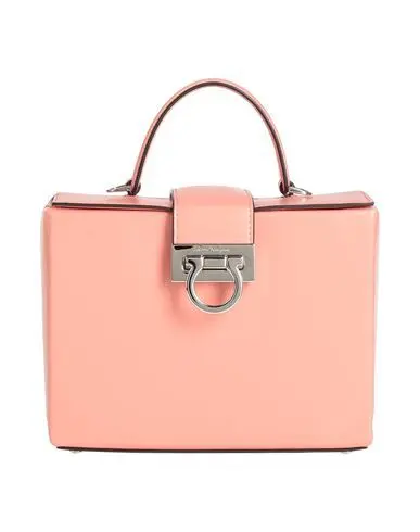 FERRAGAMO Handbag Calfskin - Salmon Pink