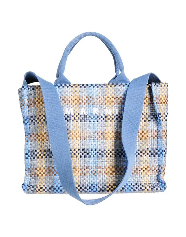 Marni Textile Fiber Tote - Blue