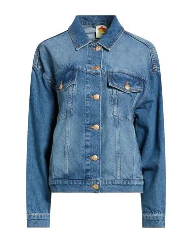 Farm Rio Denim Outerwear Size Cotton - Blue