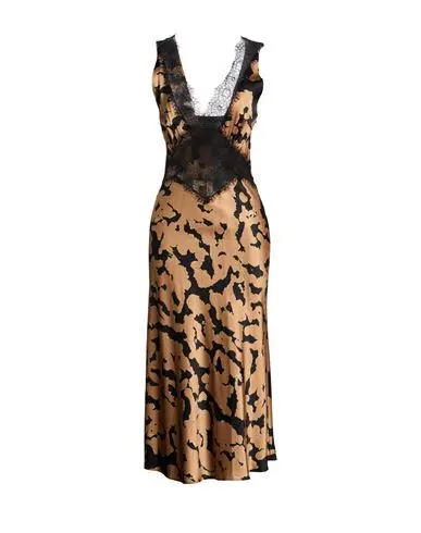 Liviana Conti Midi Slip Dress - Camel