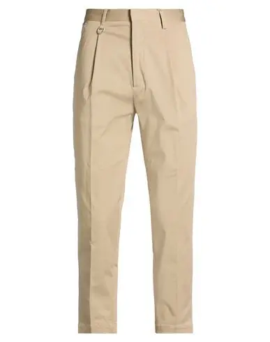 PAOLO PECORA Pantalone Tessuto Pants Midnight Size Cotton, Elastane - Beige