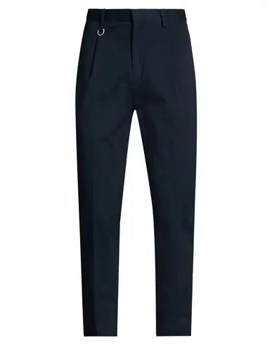 PAOLO PECORA Pantalone Tessuto Pants Midnight Size Cotton, Elastane - Blue