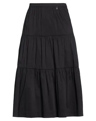 Patrizia Pepe Midi Skirt Size Cotton, Polyamide, Elastane - Black