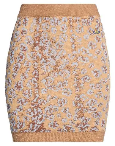 VIVIENNE WESTWOOD Mini Skirt Camel Size Cotton, Polyester, Viscose - Beige