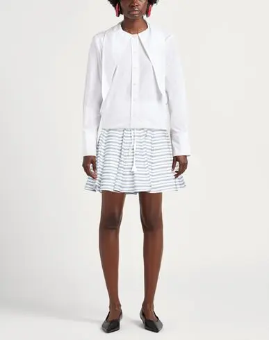 Sandro Mini Skirt In Linen And Viscose Blend