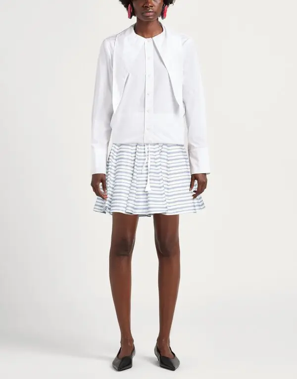 Sandro Mini Skirt In Linen And Viscose Blend