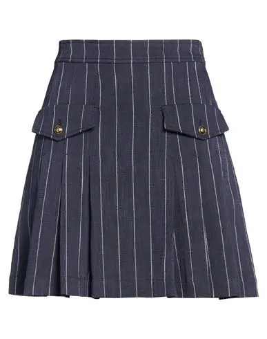 Sandro Mini Skirt Size Viscose, Polyester, Elastane - Navy