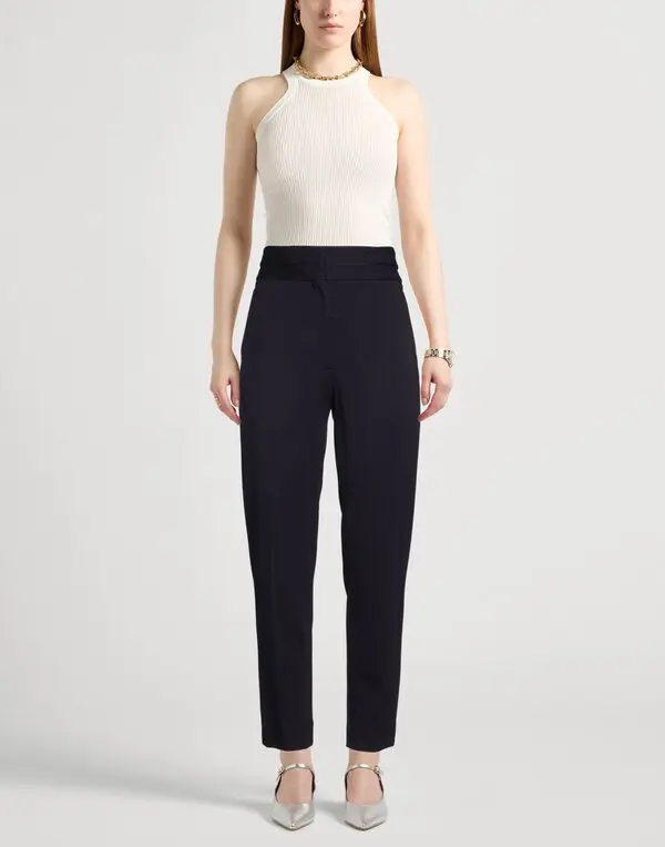 Sandro Tapered Pants In Viscose, Polyamide, And Elastane