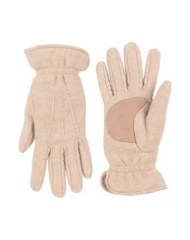 Giorgio Armani Neve Gloves Size Wool, Cashmere, Ovine Leather - Beige