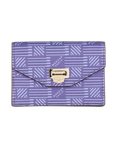 MOREAU PARIS Cardholder Leather - Purple