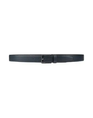 PIQUADRO Belt Midnight Size Cow Leather, Metal, Polypropylene, Polyurethane - Blue