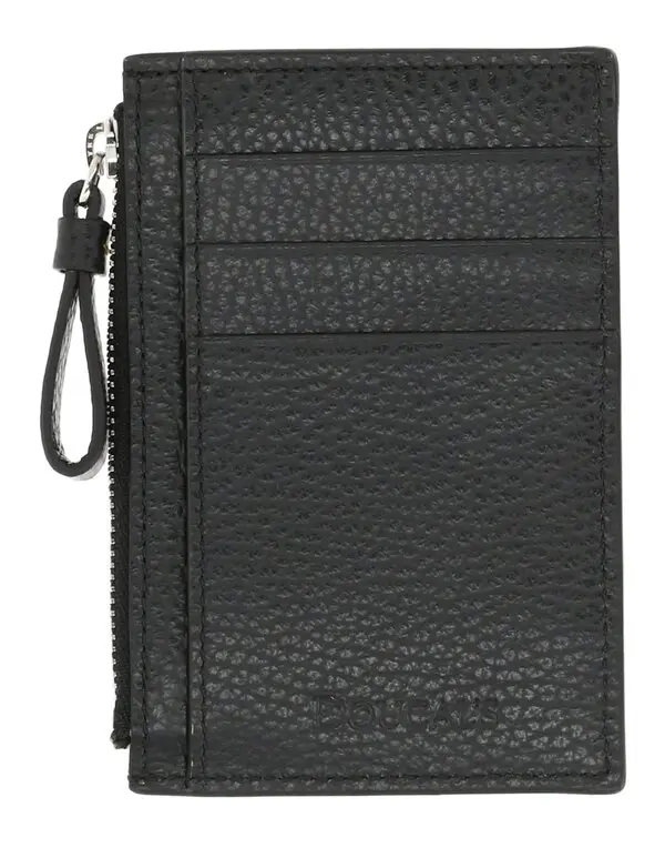 DOUCAL'S Cardholder Calfskin - Black