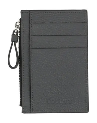DOUCAL'S Cardholder Calfskin - Grey