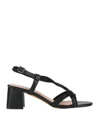 BIBI LOU Sandals Size Leather - Black