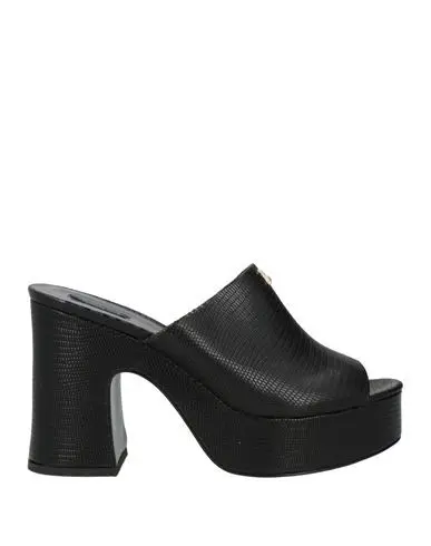 Patrizia Pepe Sandals Size Leather - Black