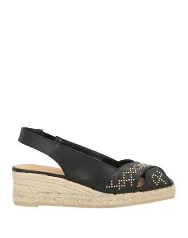 CastaÑer Espadrilles Size Leather - Black