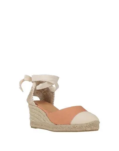 CastaÑer Espadrilles With Ankle Ties - Orange