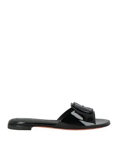 Santoni Sandals Size Leather - Black