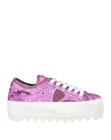 Philippe Model Paris Haute Sneakers Fuchsia Size Textile Fibers - Pink