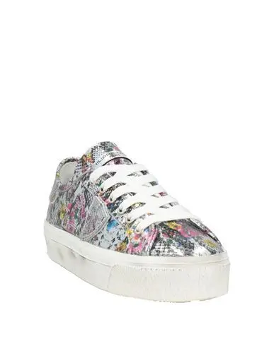 Philippe Model Paris Haute Leather Sneakers - Silver