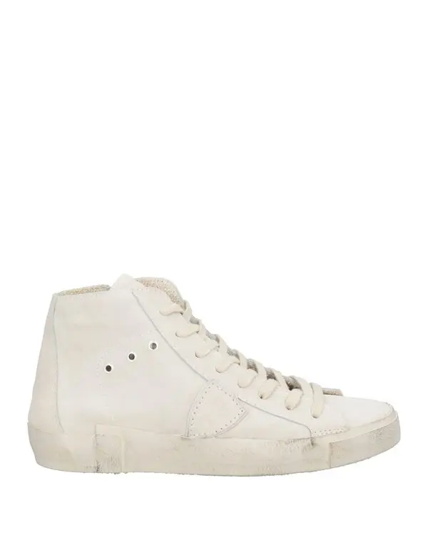 Philippe Model Prsx Leather High-top Sneakers - White