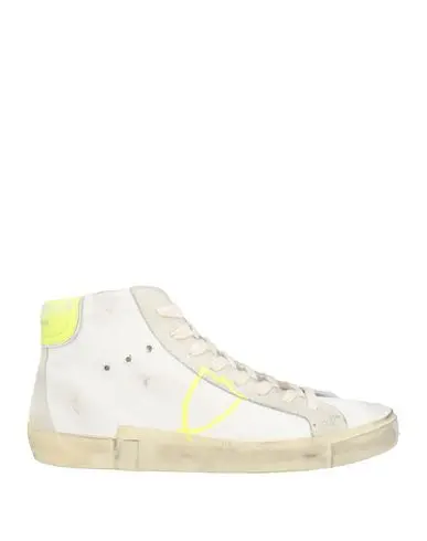 Philippe Model Prsx Sneakers Size Leather, Textile Fibers - White