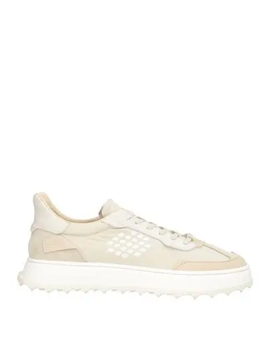 BEPOSITIVE Sneakers Size Textile Fibers, Leather - Beige