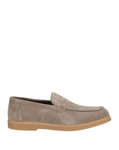 DOUCAL'S Loafers Sand Size Leather - Grey