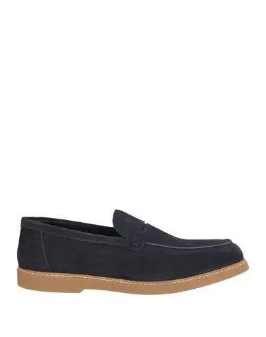 DOUCAL'S Loafers Sand Size Leather - Navy