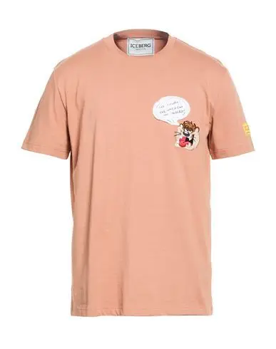 Iceberg T-shirt Jersey T-shirt Camel Size Cotton - Beige